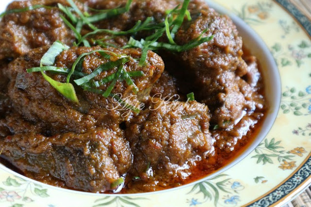 Rendang Hati Lembu Berempah Yang Sangat Sedap - Azie Kitchen