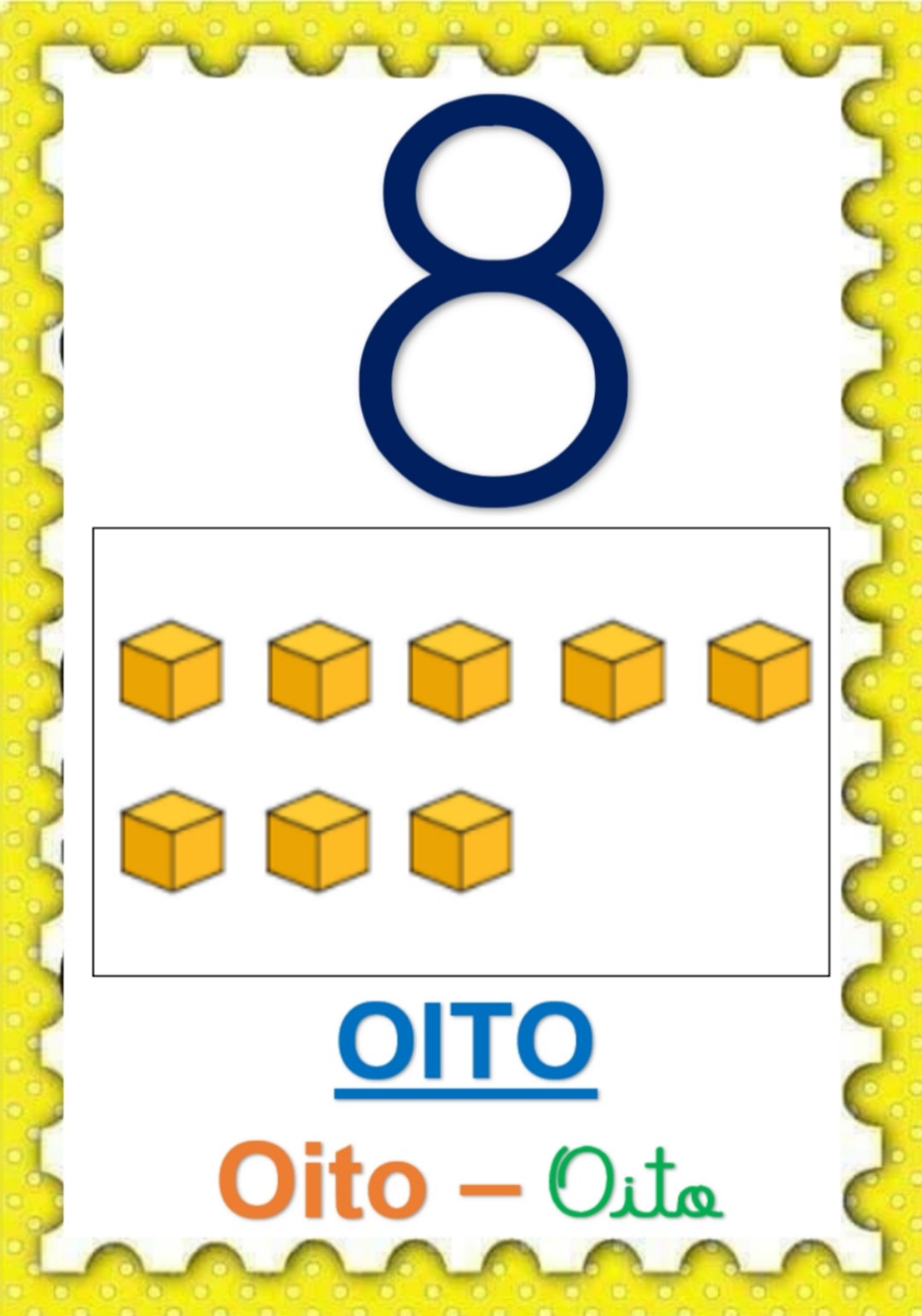 Cartazes: números e material dourado Cards coloridos e ilustrados dos ...