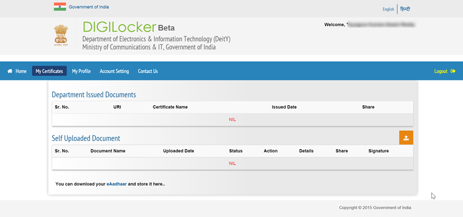 KURNOOL POSTAL DIVISION: DigiLocker - Online Document Storage Facility ...