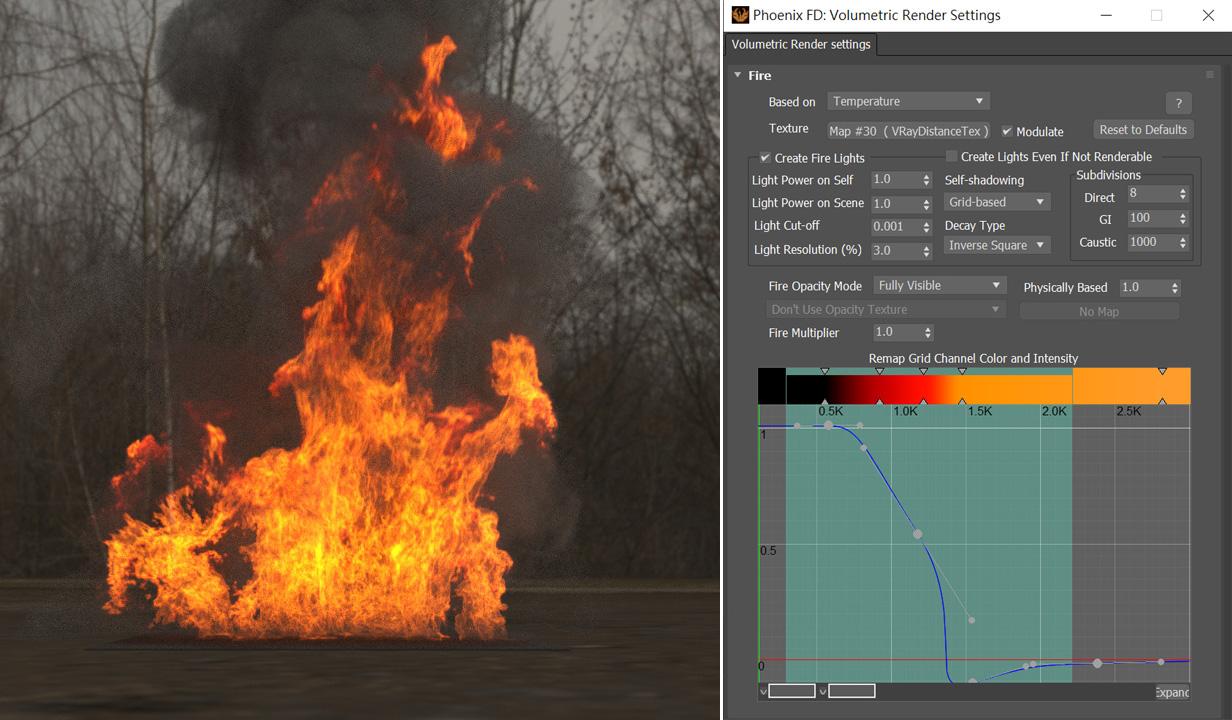 Large Scale Fire with Phoenix FD | Chaos Phoenix's Blog