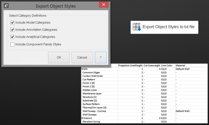 Revit Add-Ons: Free Object Styles Exporter Add-in for Revit (Updated)