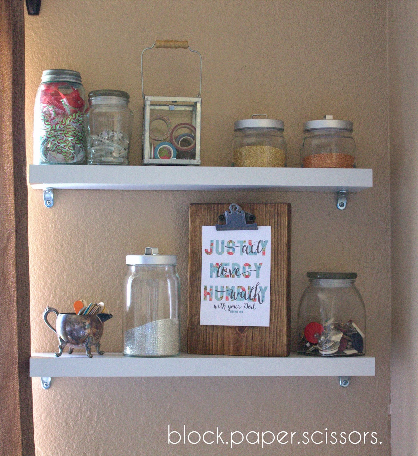 How to Fix Leaning Shelves | block.paper.scissors.