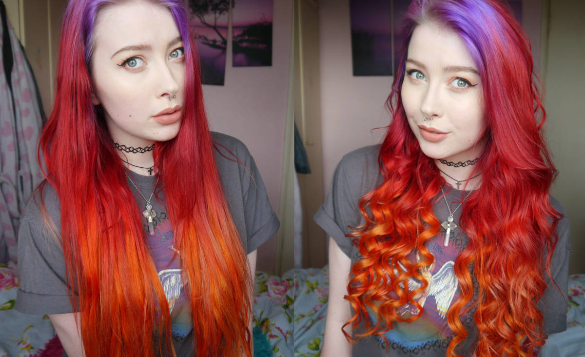 RCHLELZBTH: Deep Sunset Ombre Hair