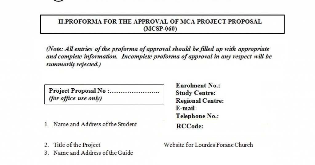 IGNOU BCA MCA COMPLETE SYNOPSIS