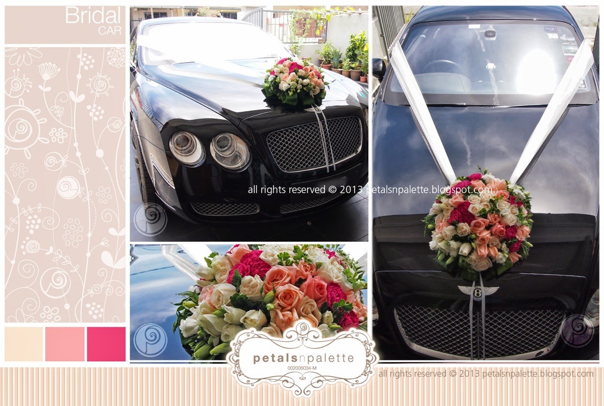 Bridal Car - Wedding Decoration Malaysia - Floral Design & Event Styling
