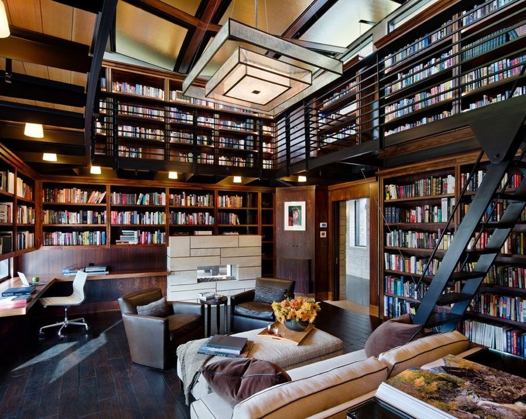 40 Magnificent Library Design Ideas You Should Keep | ARA HOME