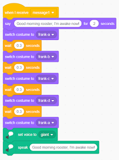 Bill Kerr: introductory scratch projects with a story theme