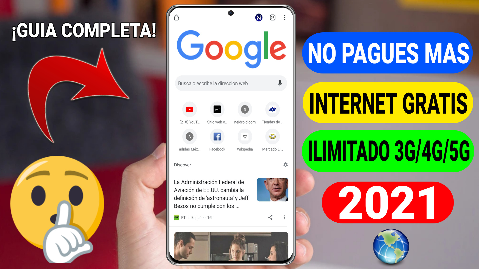 WOW COMO TENER INTERNET GRATIS EN TU ANDROID 2021