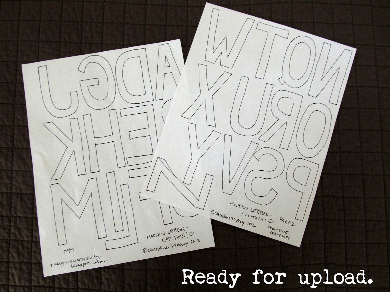 Pickup Some Creativity: DIY Lettering Design