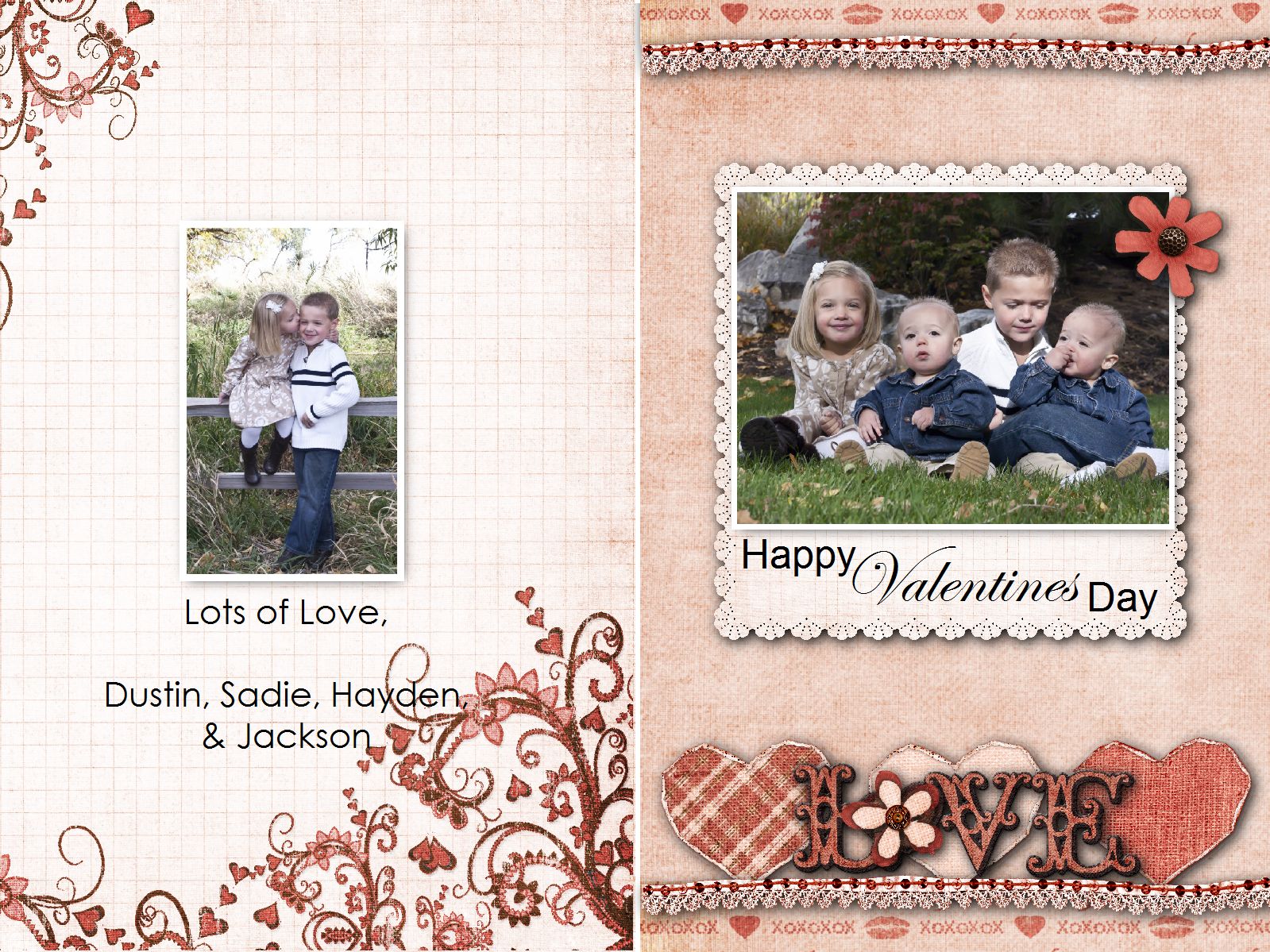 Heritage Collector Storybook: Valentine Template Preview