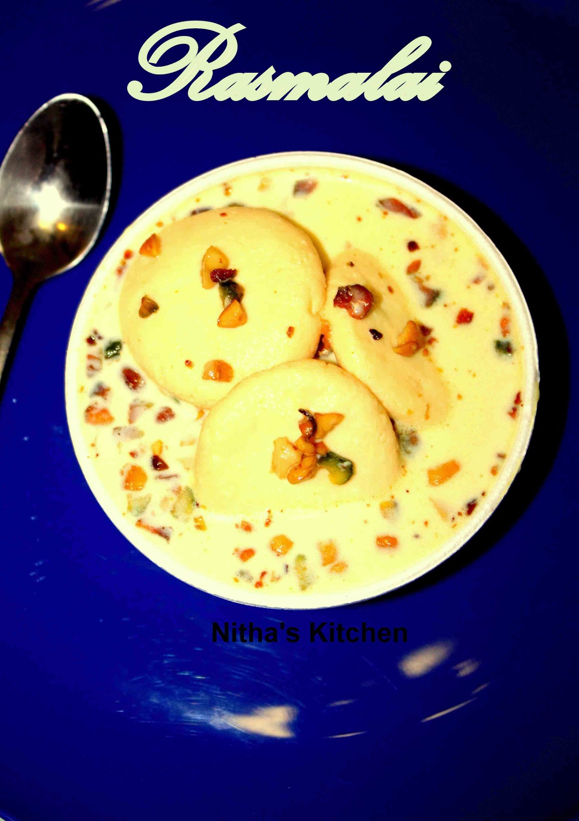 Rasmalai Recipe from Scratch - Nitha Kitchen