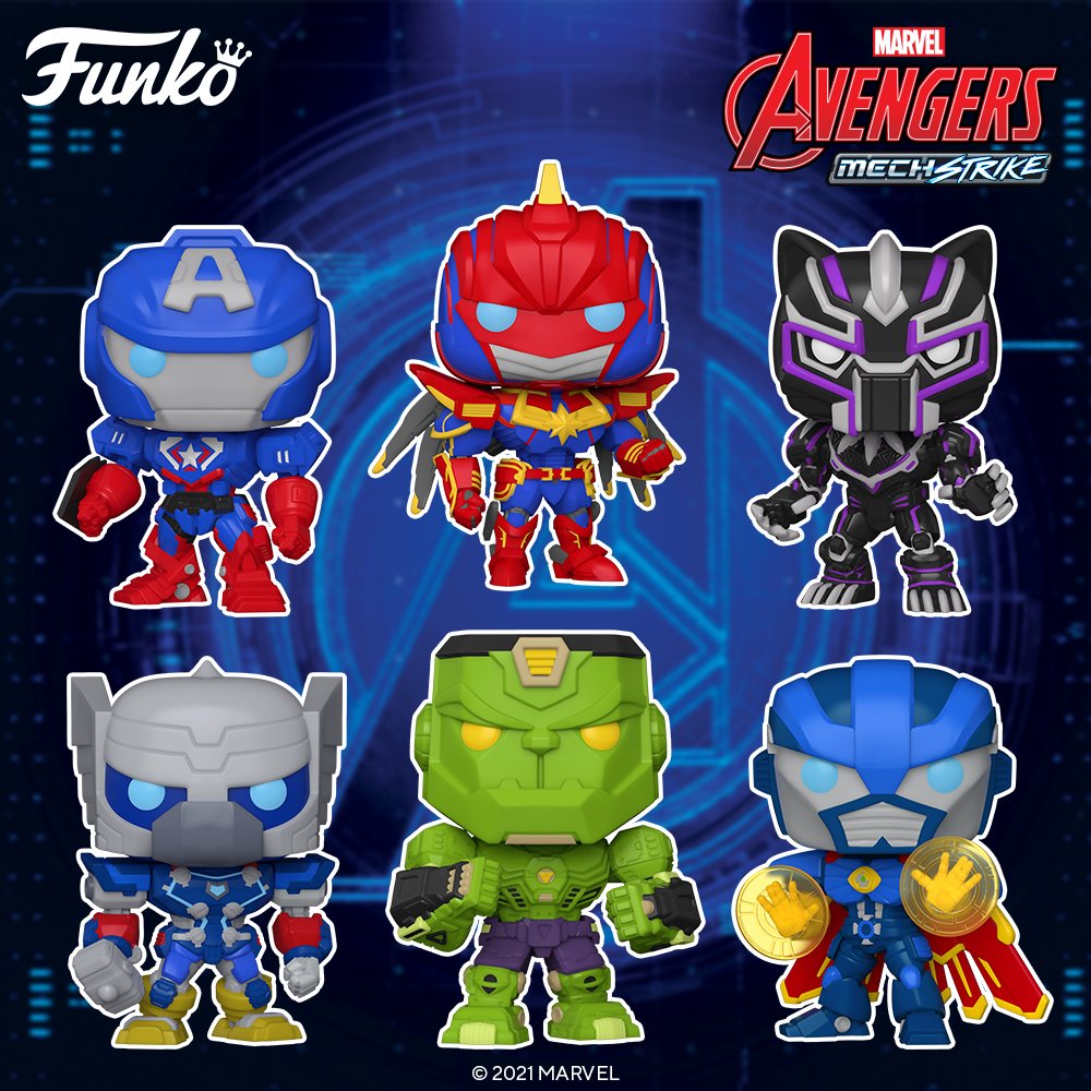 The Blot Says...: The Avengers Mech Strike Pop! Marvel Vinyl Figures by ...