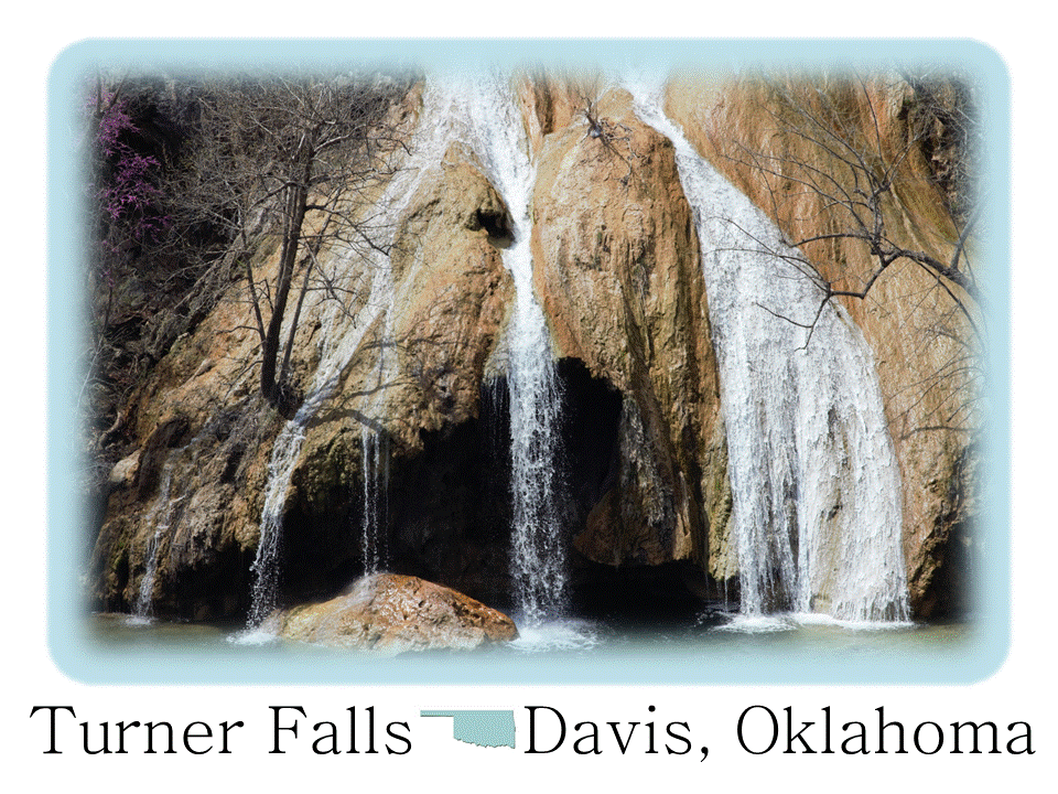 WATERFALLS BY WHEELS: Davis, Oklahoma - Turner Falls