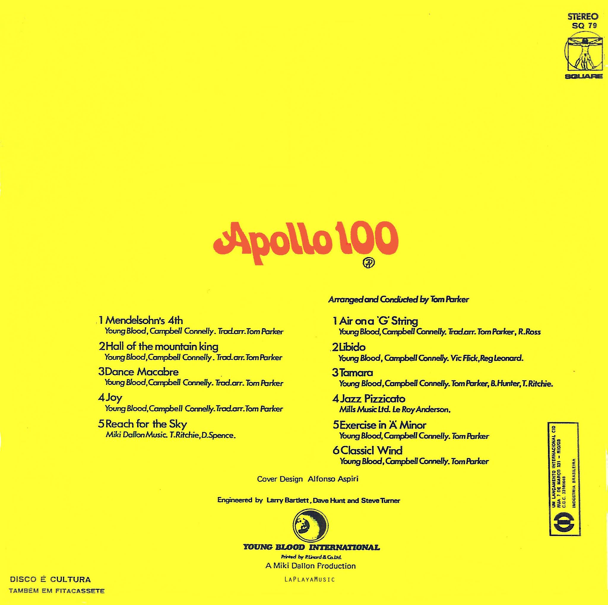 LA PLAYA MUSIC - OLDIES: APOLLO 100 - JOY - EDIÇÃO BRASIL (1972)