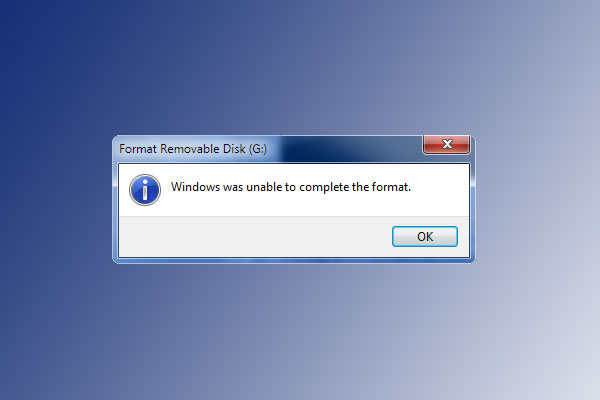 Cara Mengatasi Error "Windows Was Unable to Complete The Format ...