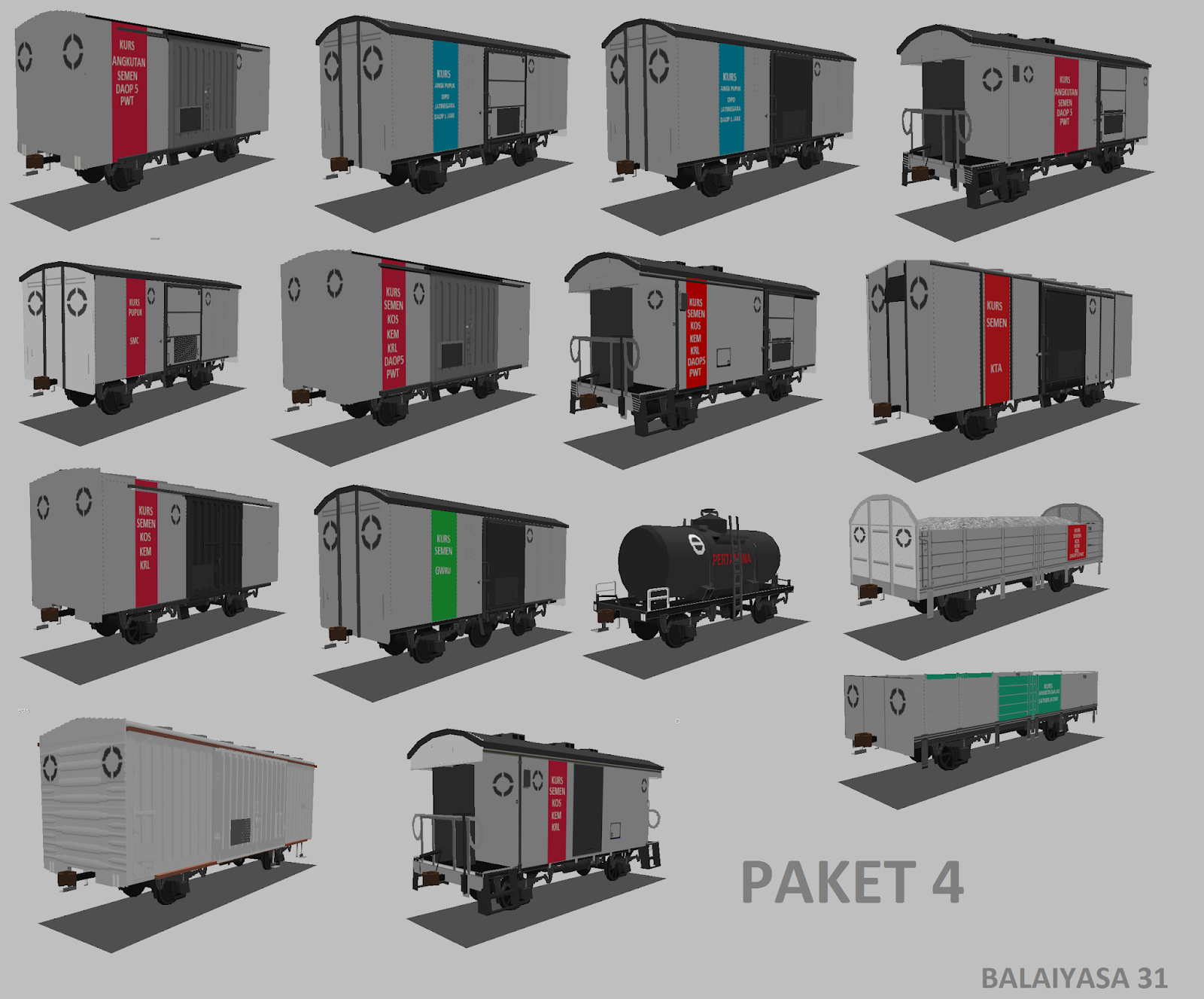 BALAIYASA 31 OPENBVE: BB 305 01 NIPPON SHARYO + GERBONG GANDAR TUNGGAL ...