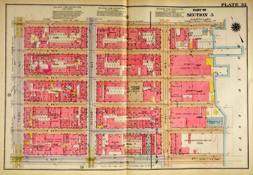 Tudor City Confidential: ARTIFACT: 1920 Manhattan Land Atlas