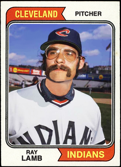 WHEN TOPPS HAD (BASE)BALLS!: A RE-DO OF ONE OF MY OWN: 1974 RAY LAMB