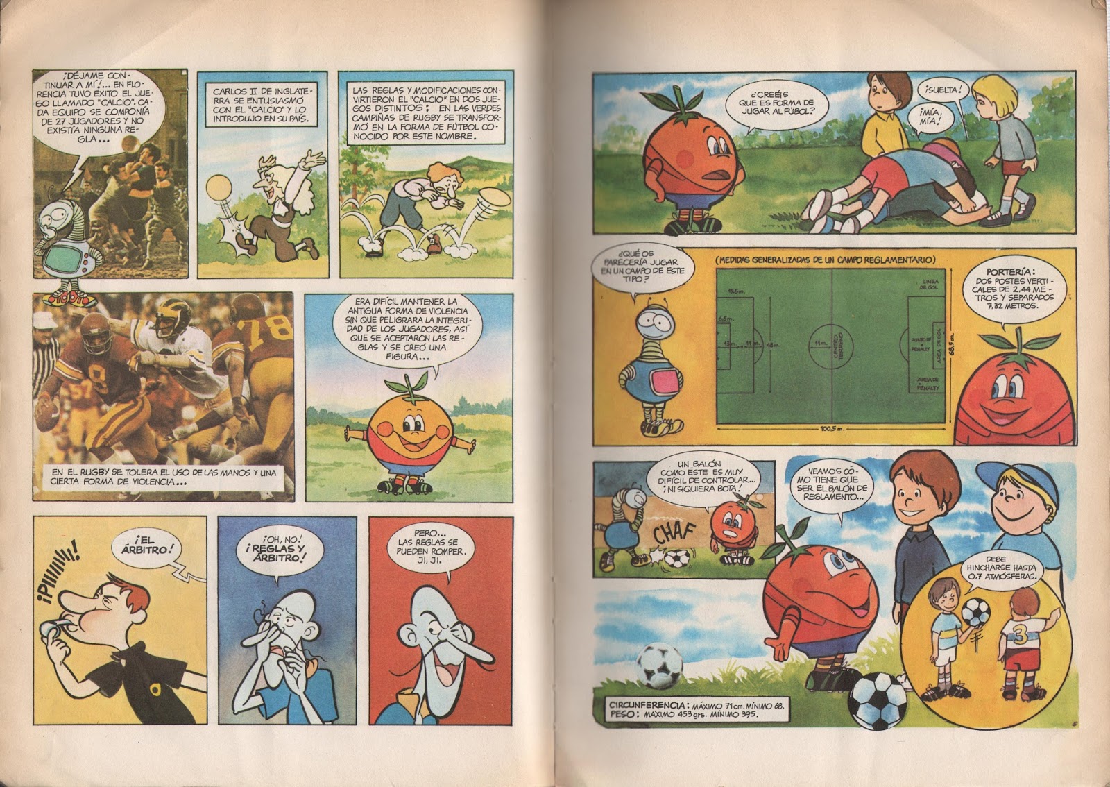 DIBUJOS ANIMADOS' 80: CÓMIC. FÚTBOL EN ACCIÓN