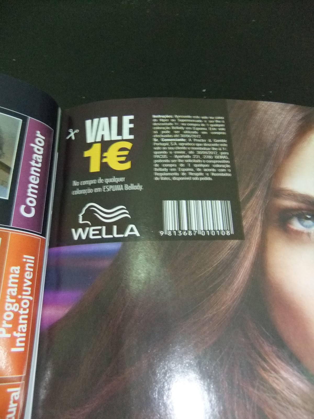 Poupar + dinheiro (vales e amostras): Descontos Wella Bellady