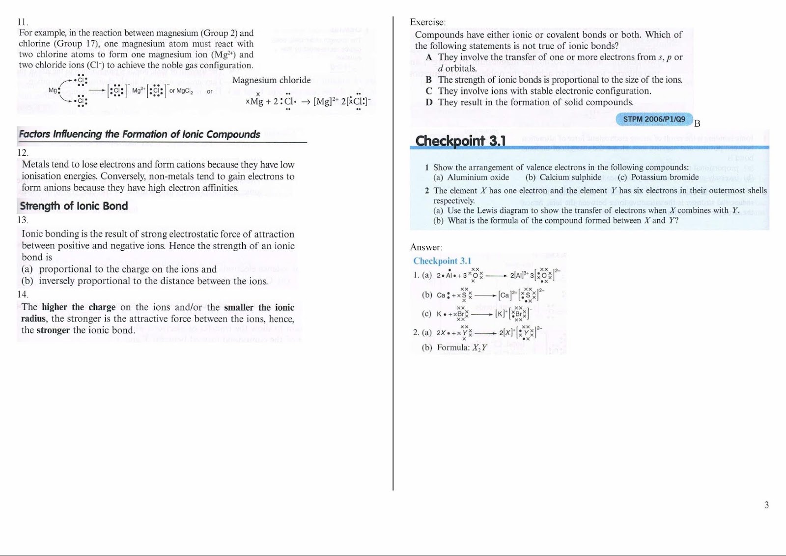 Chemistry Stpm Sem 1 Chapter 3
