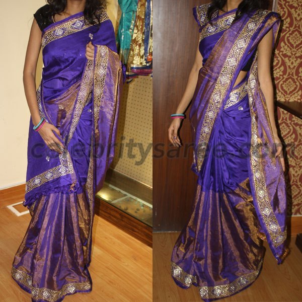 Cut Work Border Designer Sarees - Saree Blouse Patterns