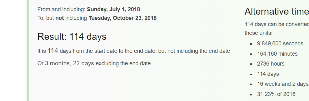 The Mindless Freaks: Observation about 7/1 which is 114 days before the ...