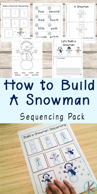 Snowman Sequence Worksheet