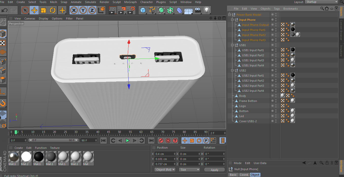 Mi Power Bank 2i Model | Layth Jawad