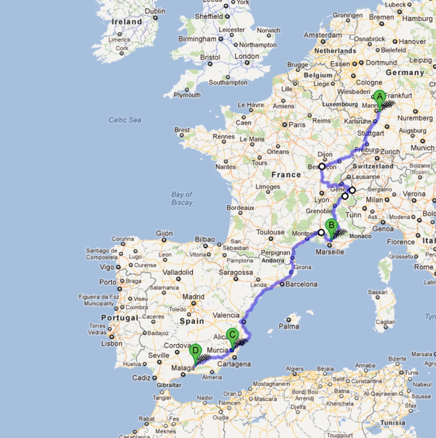 Samarkand Bound: Southern France to Spain, The Alps to Andalusia.
