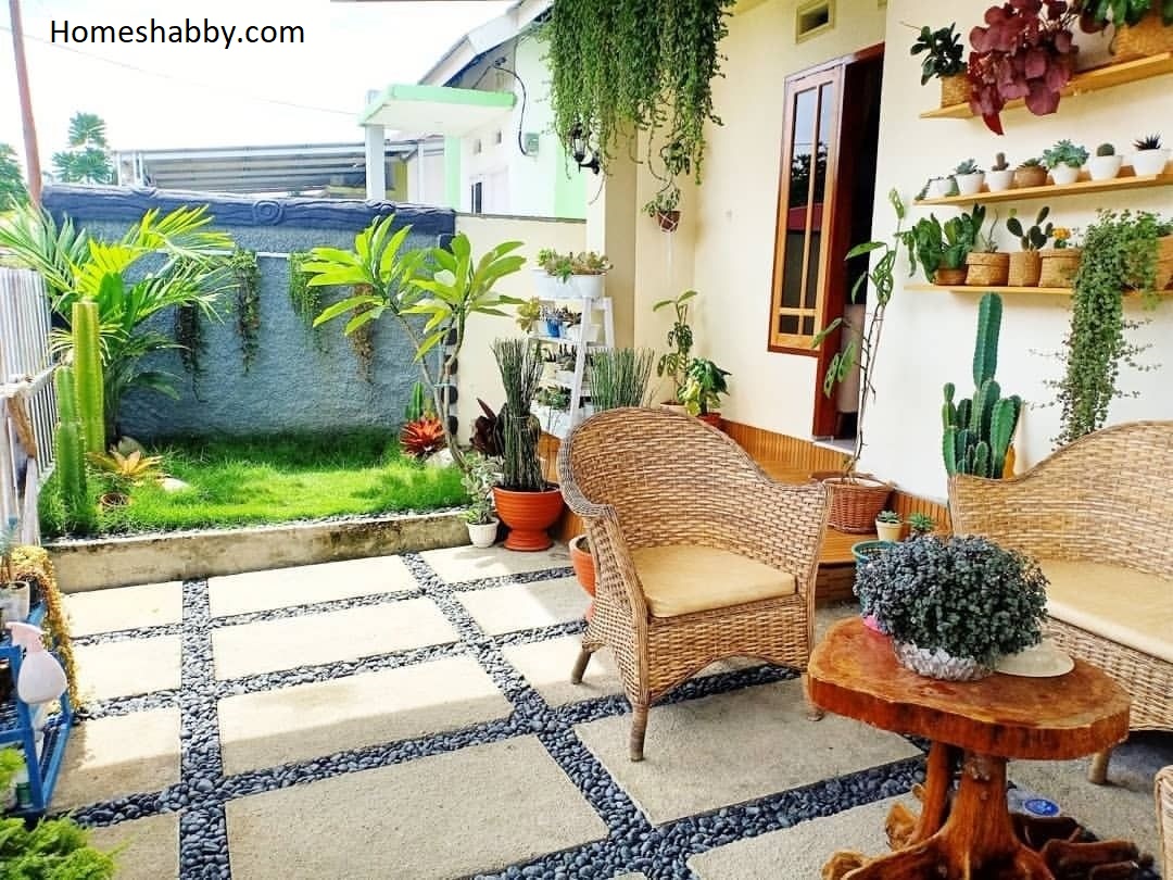 Kumpulan Inspirasi Lantai Teras Rumah Cantik. Bikin Teras Jadi Berwarna ...