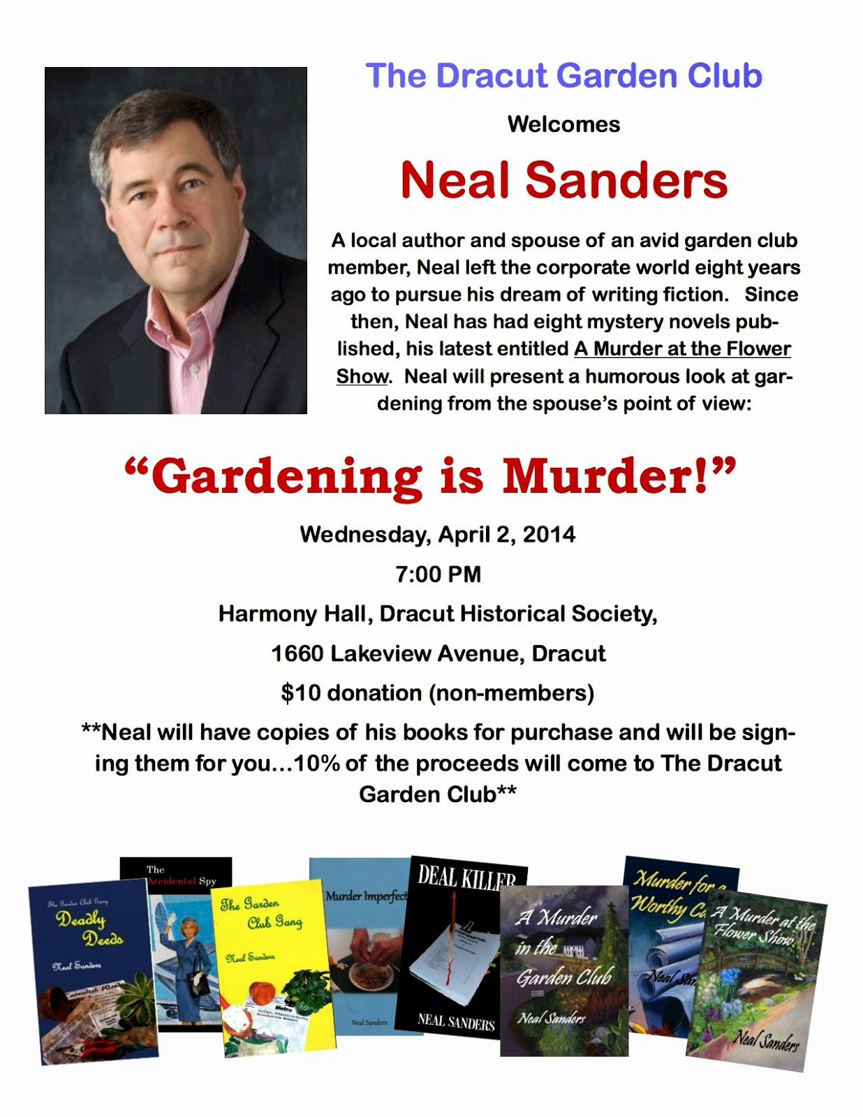 The Dracut Garden Club: "Gardening is Murder!"