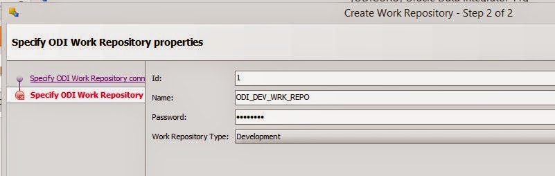 ODI Wiki: Types of Work repositories