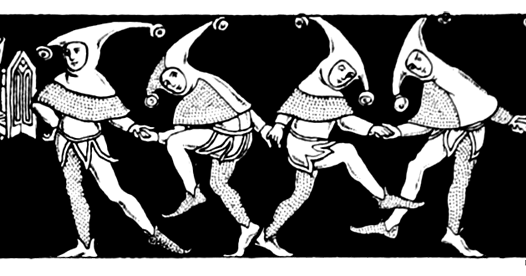 Banner of Court Jesters for Mardi Gras | Christian Clip Art Review