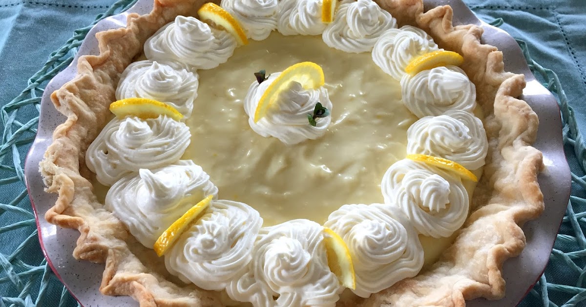 Mennonite Girls Can Cook: Lemon Sour Cream Pie Mennonite Girls Can Cook: Lemon Sour Cream Pie
