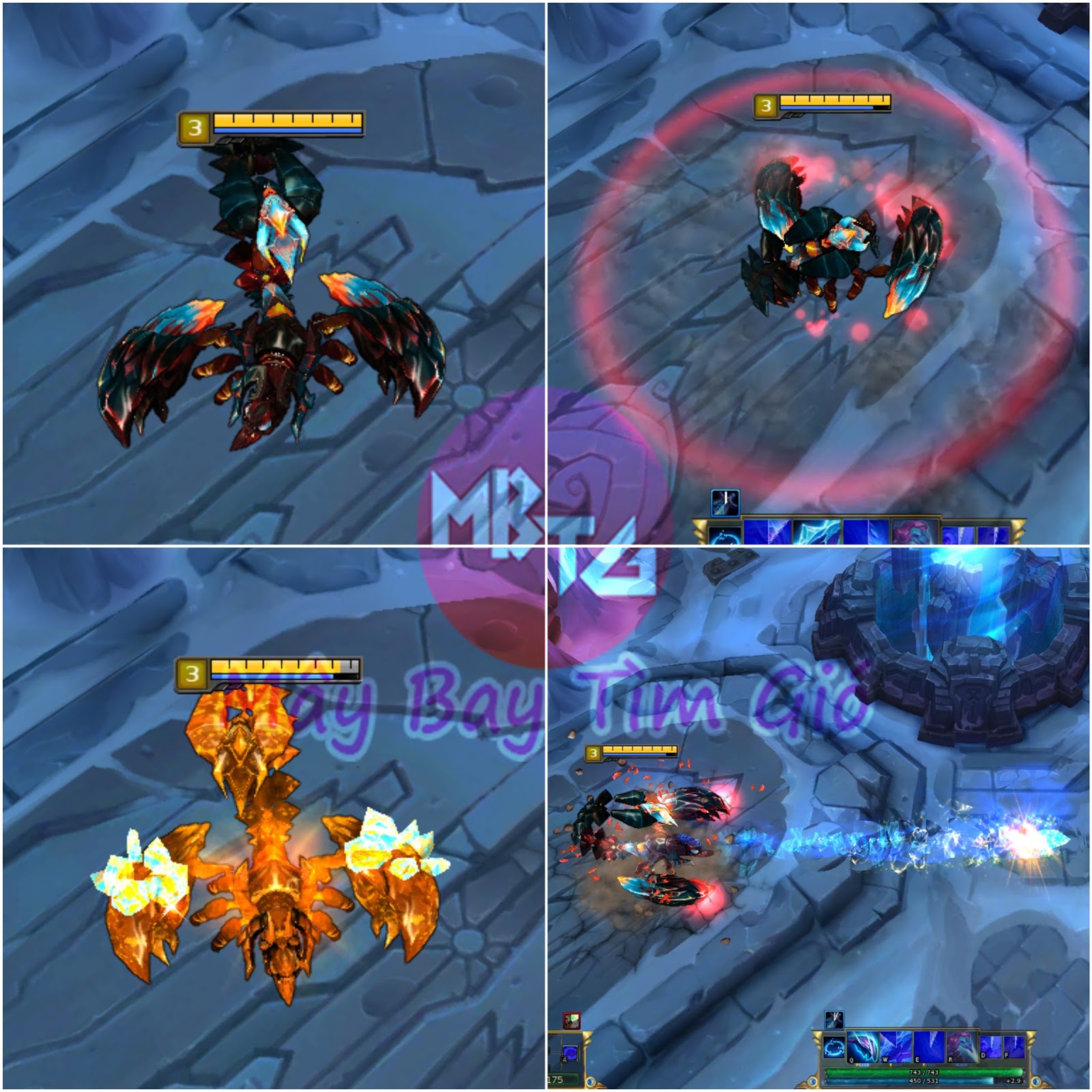 Custom skin : FrostFire Skarner ~ MBTG - Mod LoL