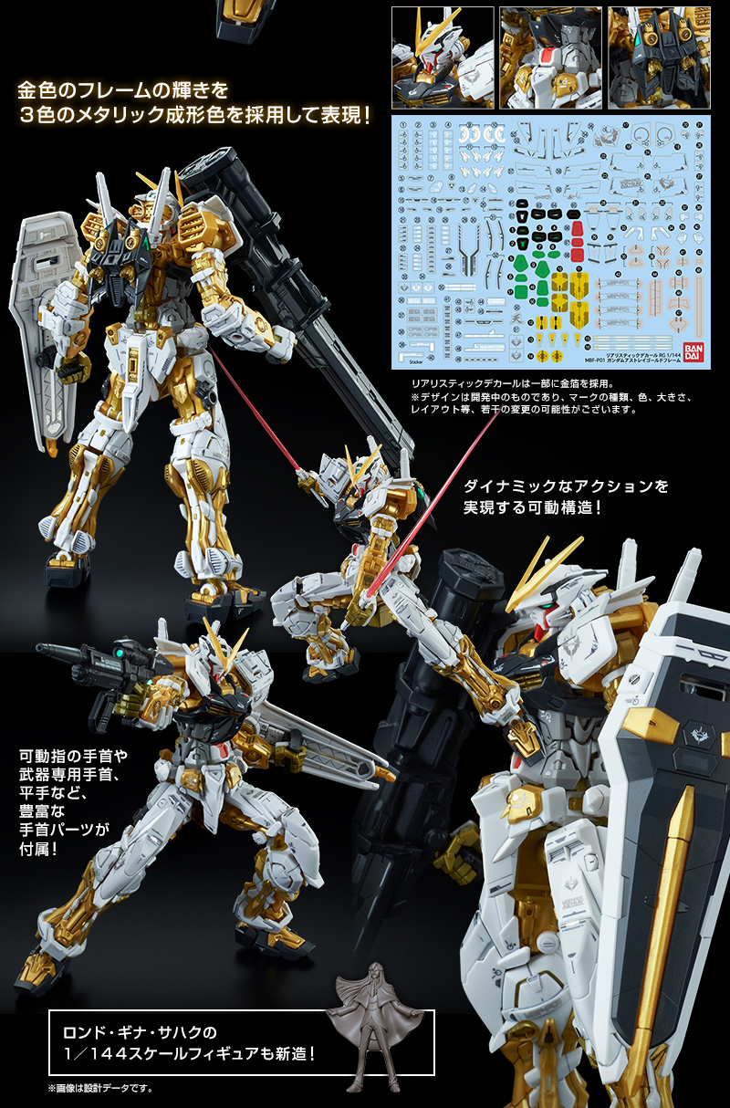 P-Bandai: RG 1/144 Gundam Astray Gold Frame [REISSUE] - Release Info