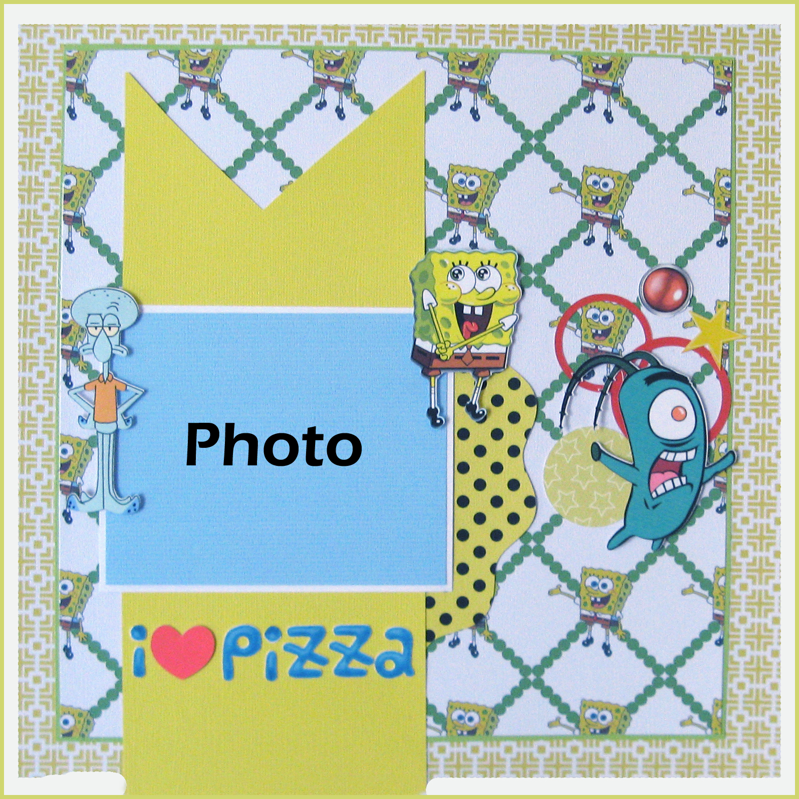 Short on Ideas: Spongebob Layout
