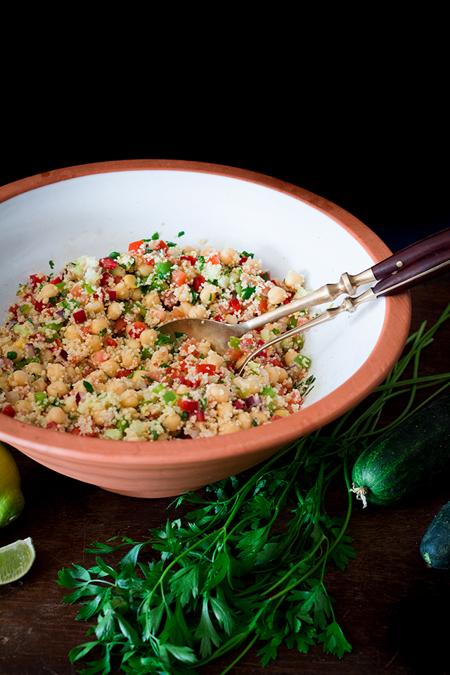 Contigo en la playa! : ENSALADA DE GARBANZOS Y CUOUS COUS