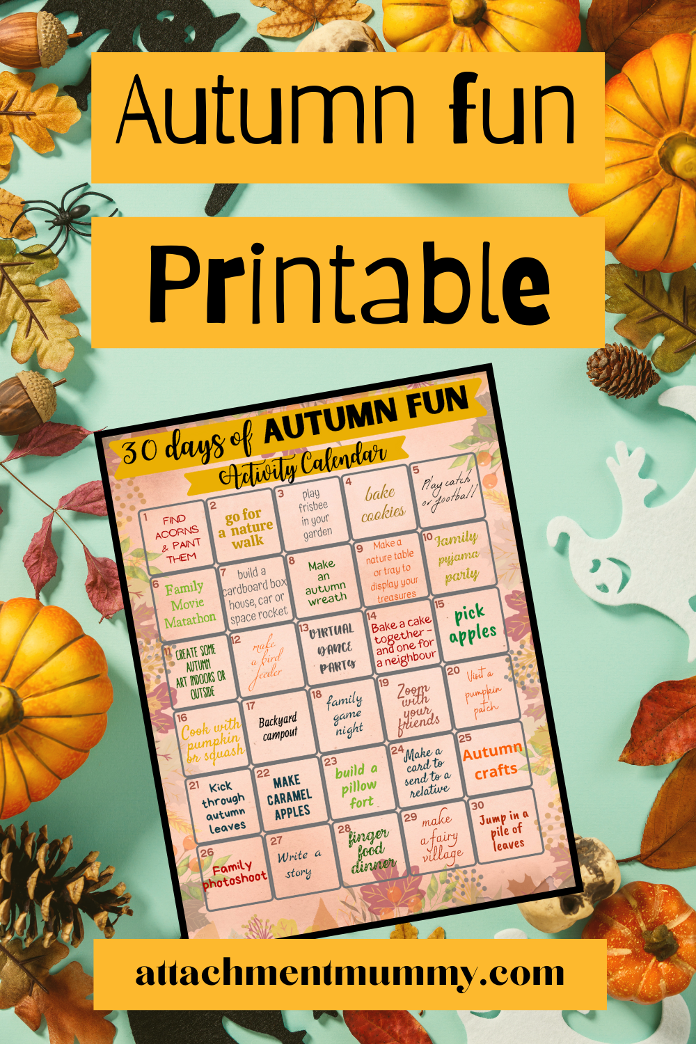 50+ Fun Family Activities that Really Celebrate Autumn {with FREE 30 ...