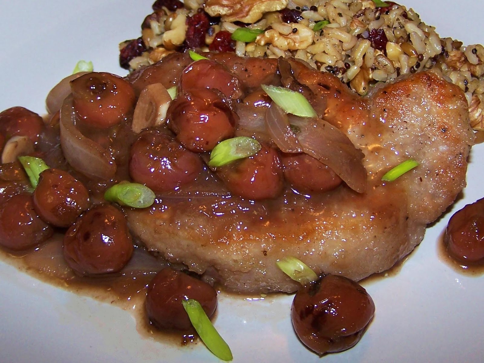 EZ Gluten Free: Cherry Mustard Pork Chops
