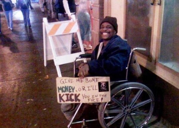 Nice Images | Wallpaper: 40 Creative Beggars Signs