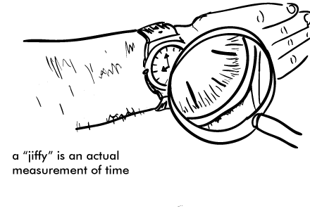 A jiffy is an actual unit of time in scientific and lay applications it ...