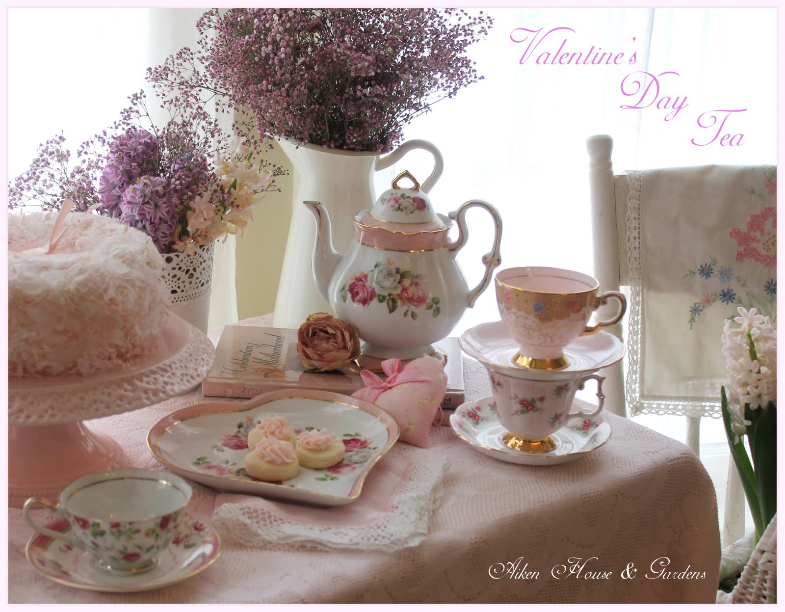 Aiken House & Gardens: Pink Valentine's Day Tea