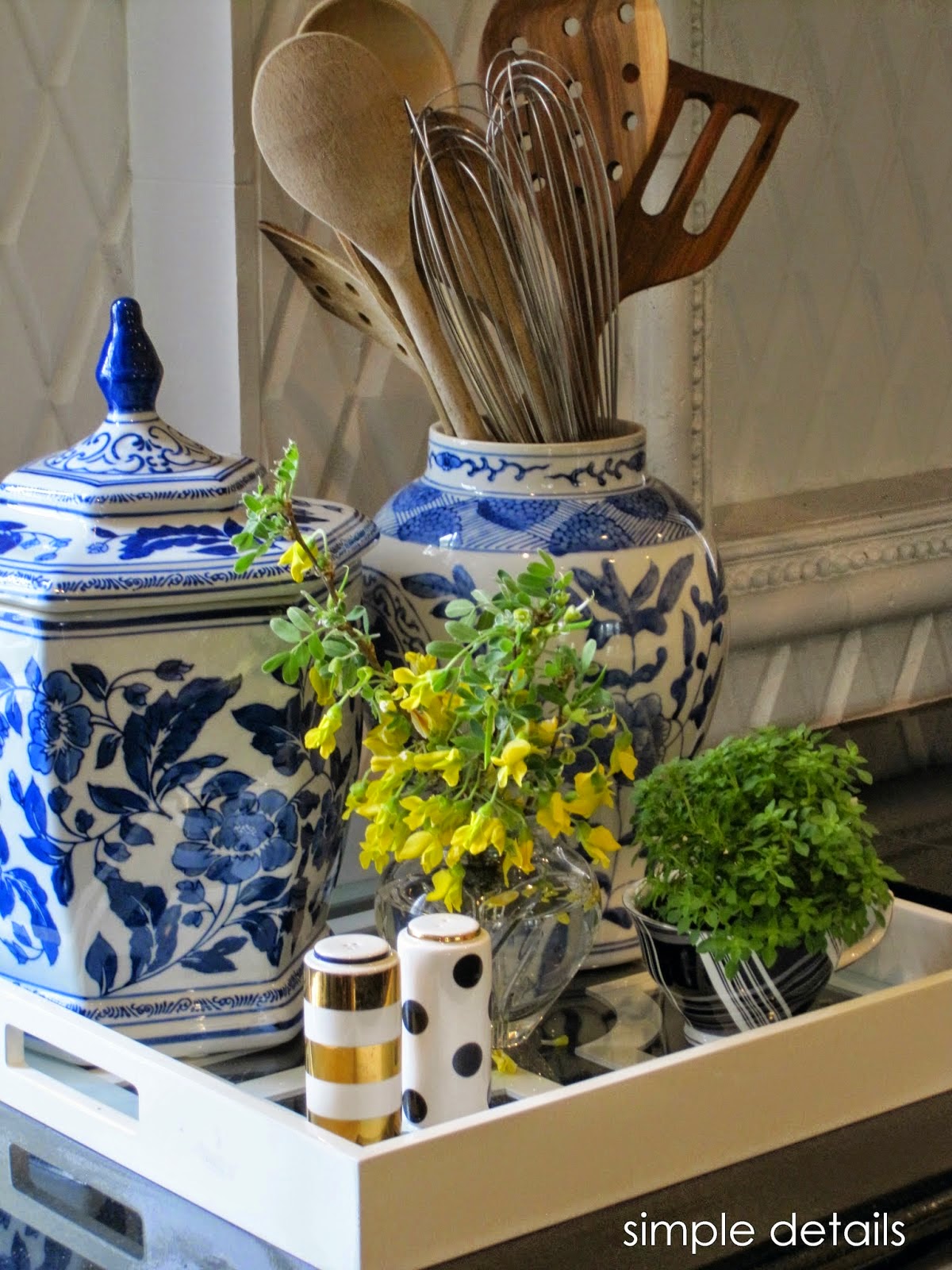 Simple Details: Kate Spade Knock Off Salt & Pepper Shakers