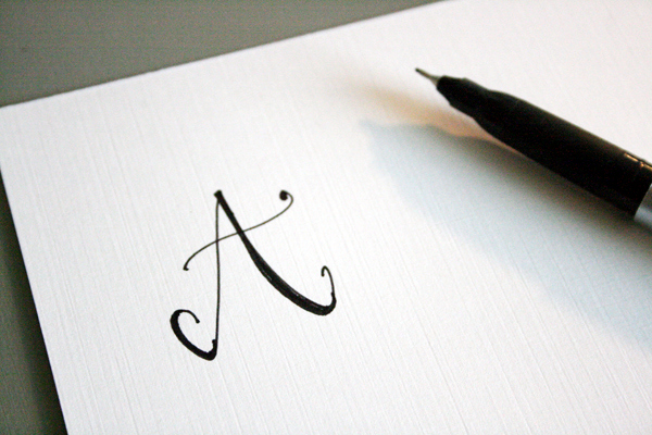 ELLA MODERN Wedding Wednesday DIY Calligraphy ELLA MODERN Wedding Wednesday DIY Calligraphy