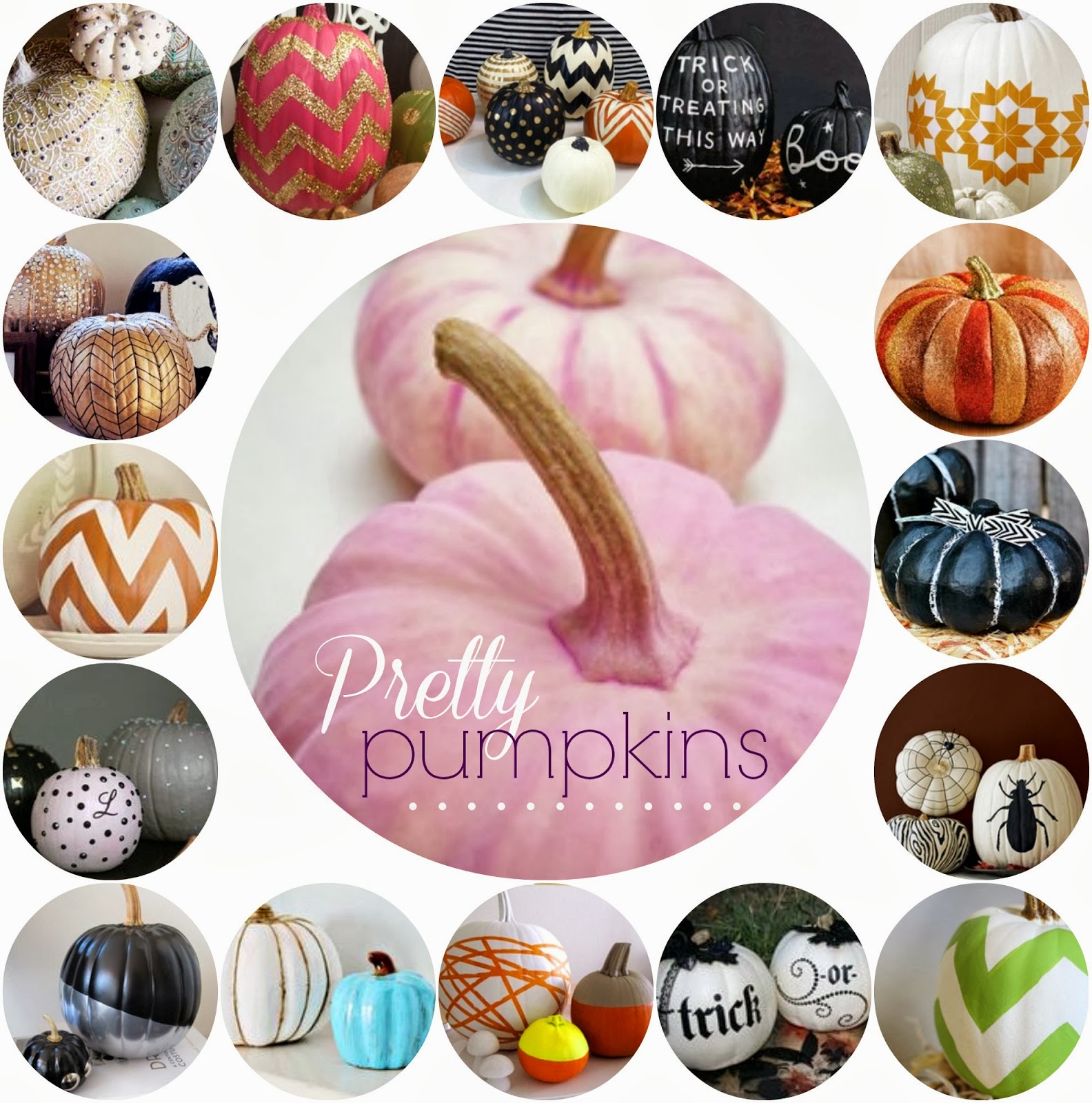 Pretty Pumpkins // Decorating Pumpkins without Carving • Honey We're Home