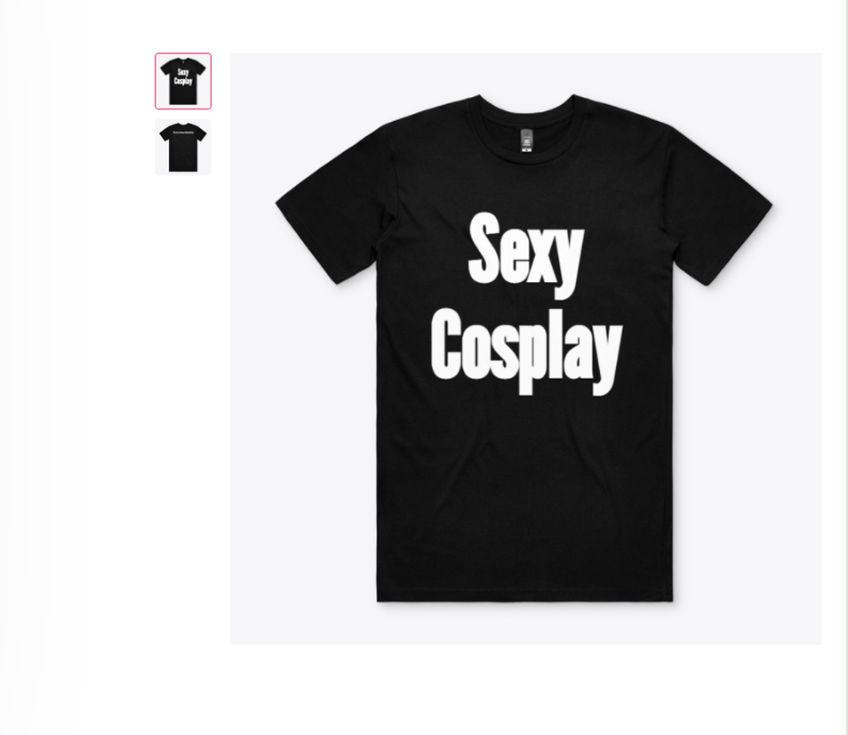 Coconutdaddy Productions: Sexy Cosplay Shirts are In!