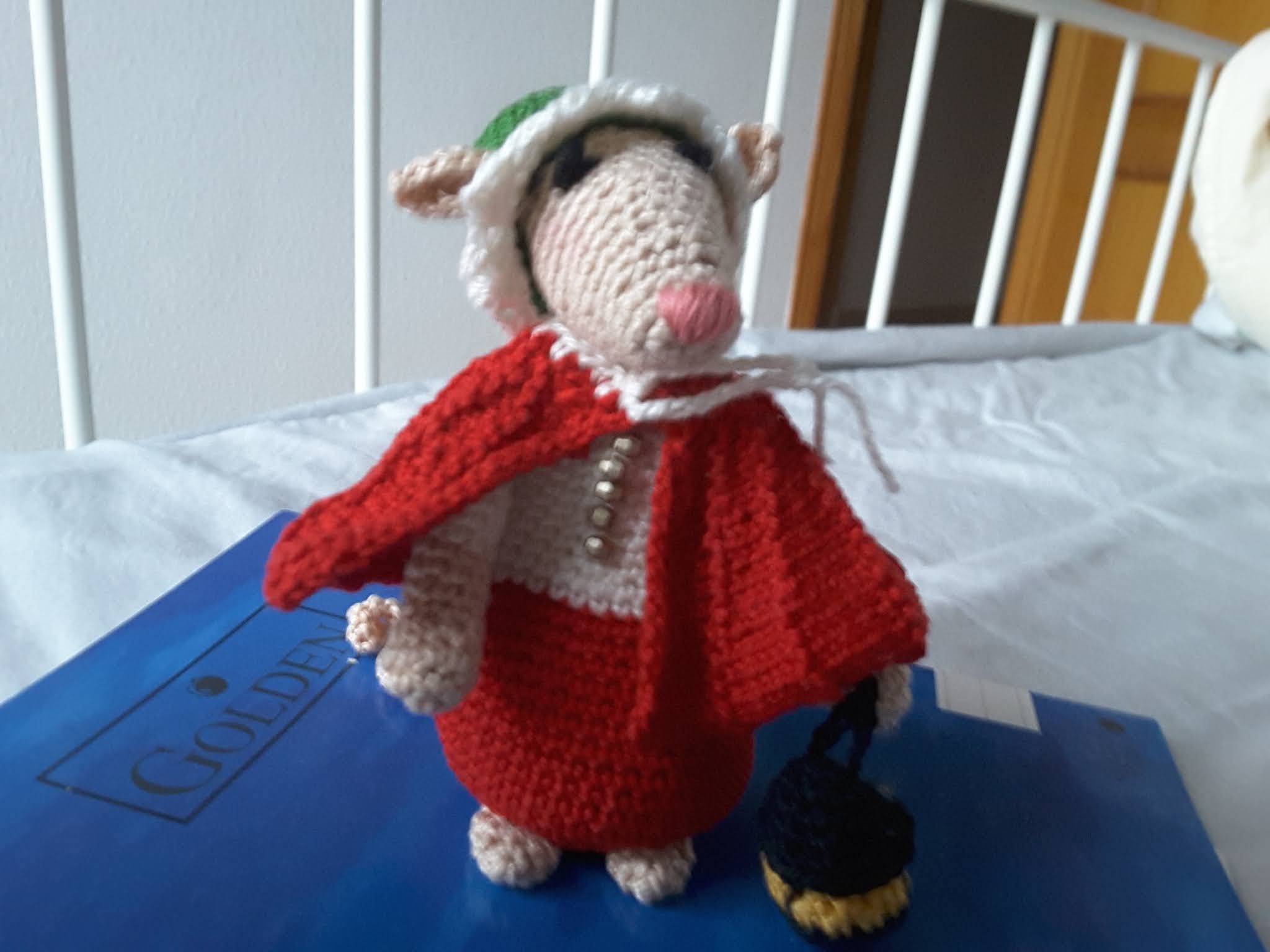 HaakZe: Kerst ratje lady in red