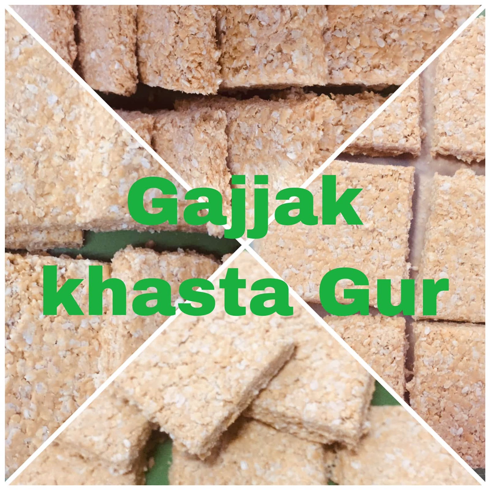 Manufacturing of Gajjak khasta gur |How to make gajaj khasta gur ...